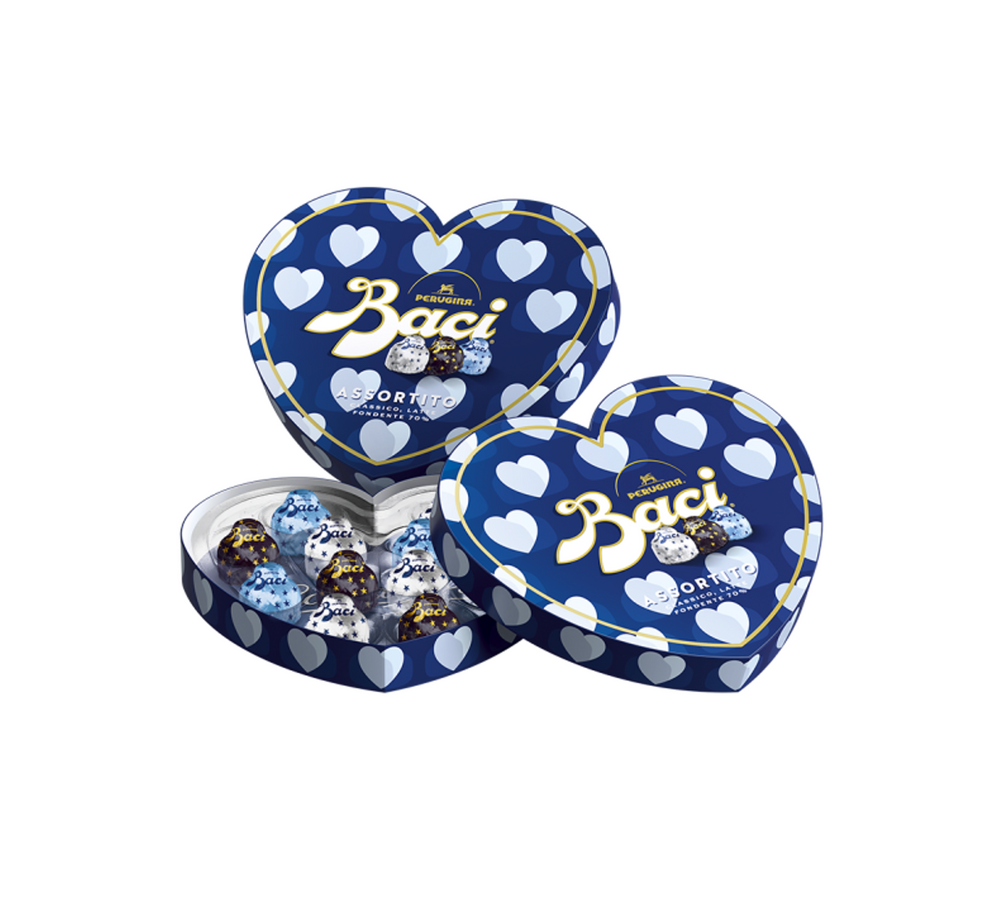 Baci Perugina Maxi Assorted Heart Box 150g – Lovitaly Gourmet