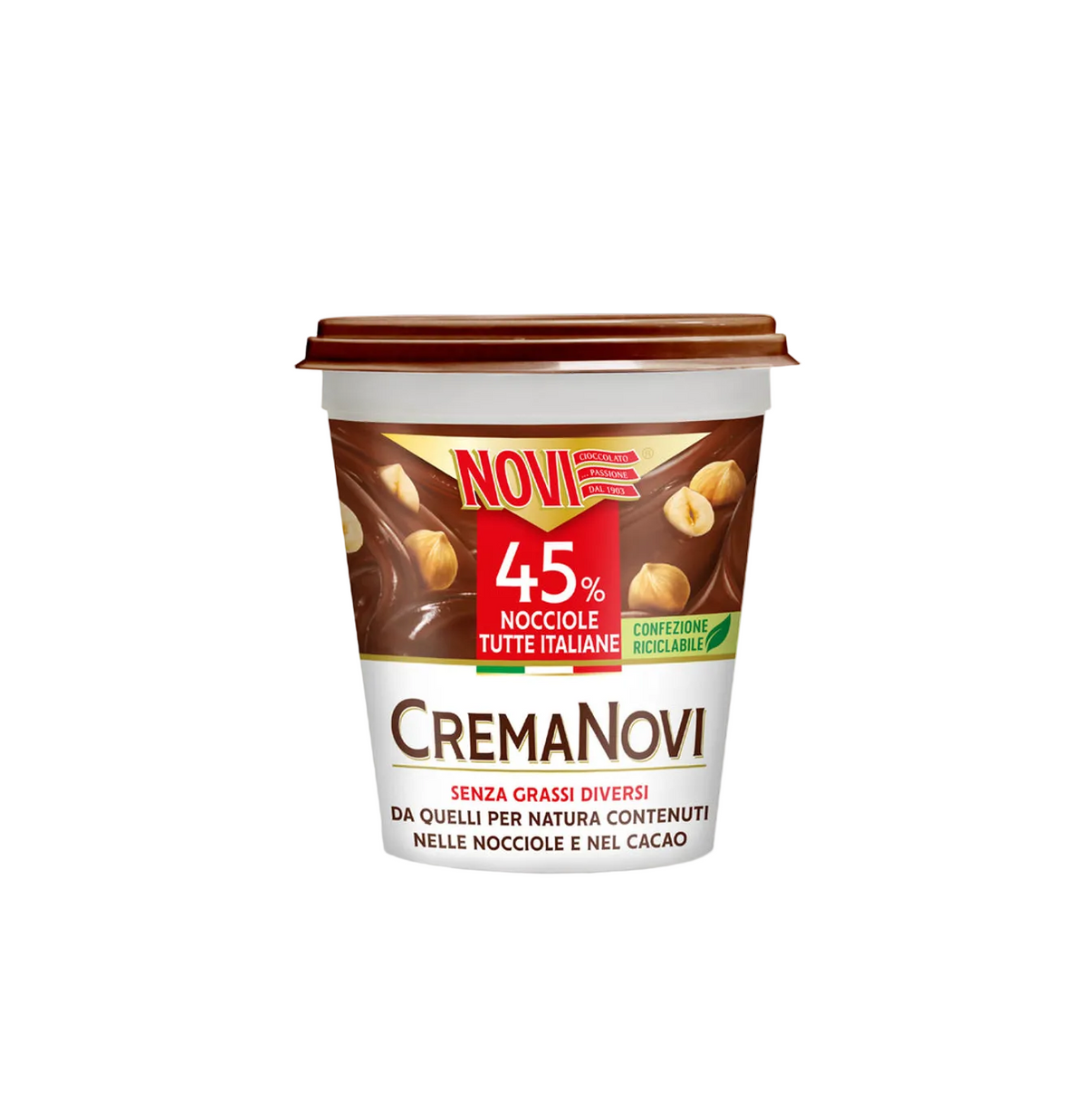 Novi Spreadable Hazelnut Cream 200g – Lovitaly Gourmet
